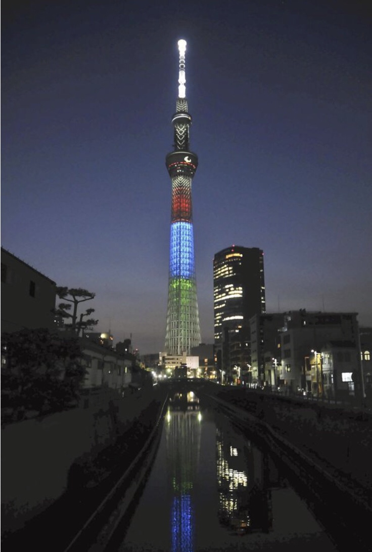 Tokyo Skytree shimmers with the Paralympics ‘Three Agitos’ – Barrier ...