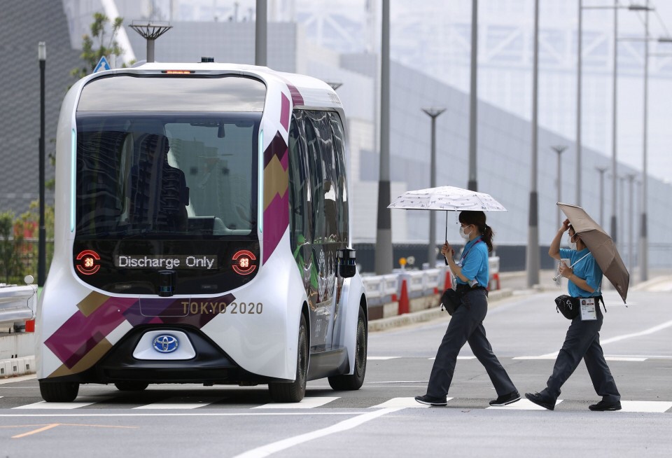 Toyota self-driving buses in Paralympic village to restart on August 31 ...